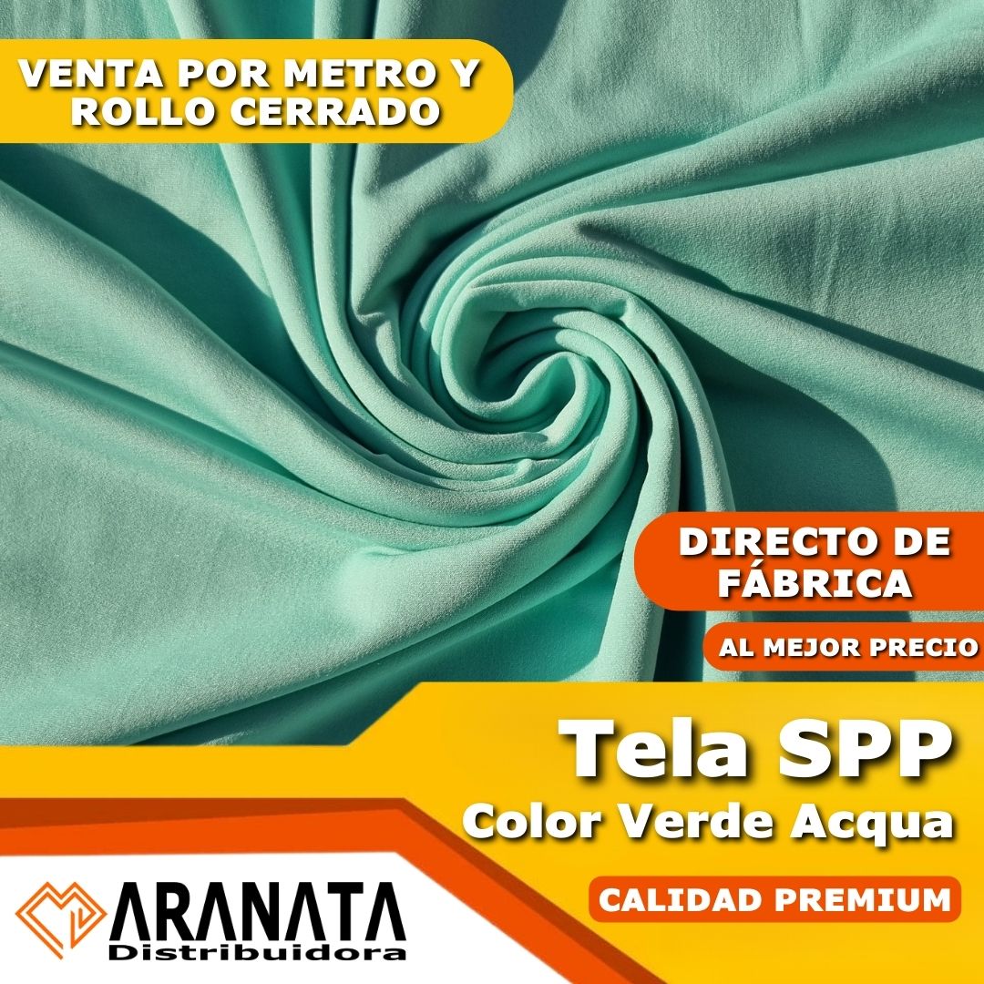 Tela De Microfibra Color Verde Azulado Lurex Telas Metalizadas Para